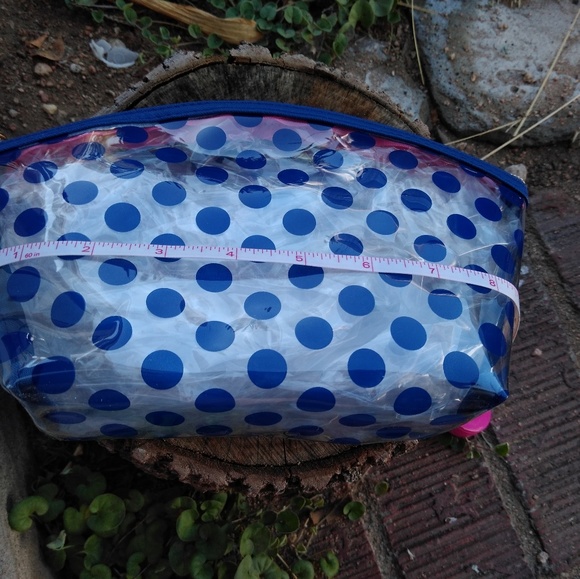 Modella | Bags | Modella Clear Polka Dot Clutch | Poshmark